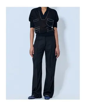 KIKO KOSTADINOV Kreiner Knitted Polo Top