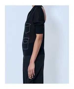 KIKO KOSTADINOV Kreiner Knitted Polo Top