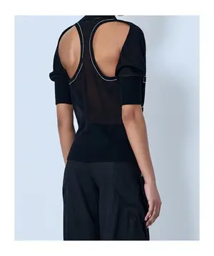 KIKO KOSTADINOV Kreiner Knitted Polo Top