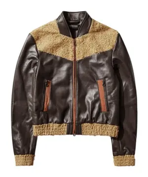 KIKO KOSTADINOV Konrad Textured Panelled Bomber Jacket - Brown