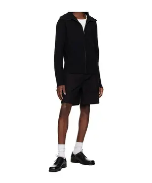 ENTIRE STUDIOS Cuffed Shorts - Black