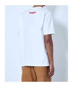 Junya Watanabe Short Sleeve Graphic Print T-shirt - White