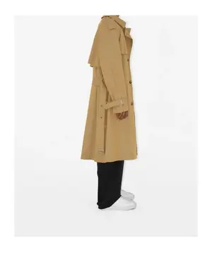 Burberry Double Breasted Belted Trench Coat