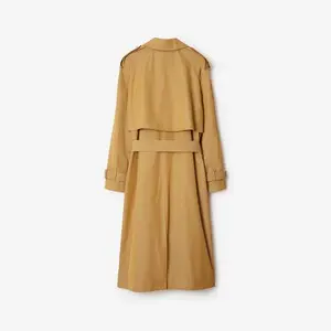 Burberry Double Breasted Belted Trench Coat