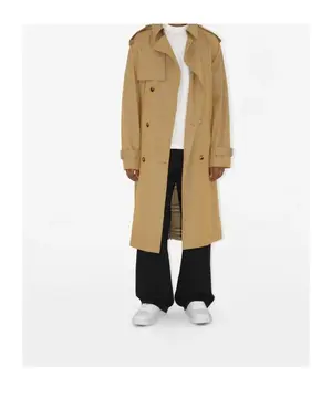 Burberry Double Breasted Belted Trench Coat