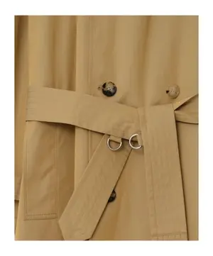 Burberry Double Breasted Belted Trench Coat