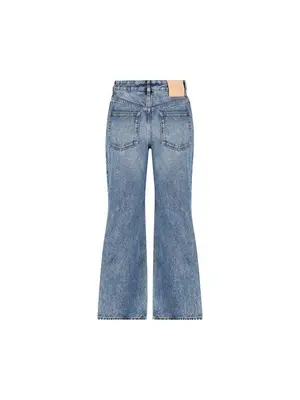 Loewe Flared Leg Denim Trousers