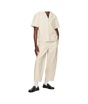 ENTIRE STUDIOS Short Sleeved Strand Shirt - Sand