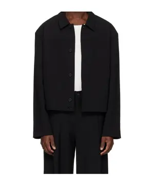 ENTIRE STUDIOS Craft Cropped Jacket - Black