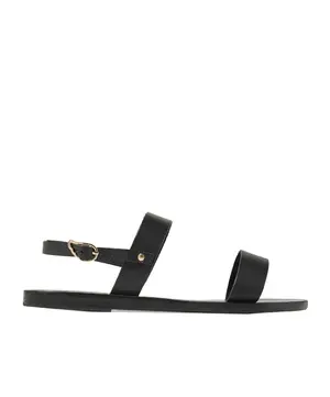 ANCIENT GREEK SANDALS Clio Sandals - Black