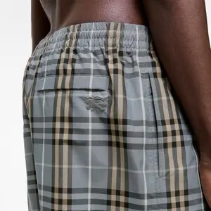 Burberry Checked Straight-hem Swim Shorts