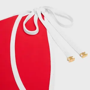 Celine Triomphe Swimsuit Bottom In Matte Jersey