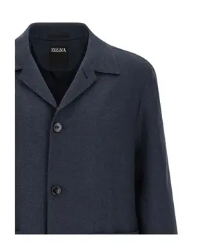 Zegna Alpe Shirt-collar Jacket - Black