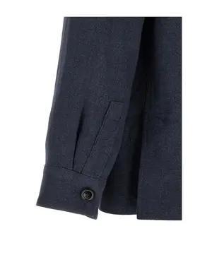 Zegna Alpe Shirt-collar Jacket - Black