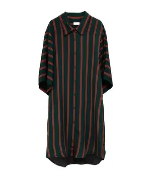 Dries Van Noten Striped Shirt Dress