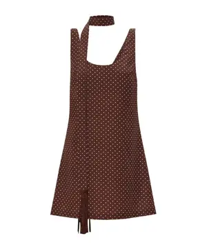 Posse Evie Polka-dot Mini Dress - Red