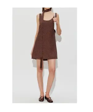 Posse Evie Polka-dot Mini Dress - Red