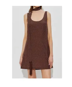 Posse Evie Polka-dot Mini Dress - Red