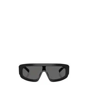Prada Geometric Frame Sunglasses - Gray