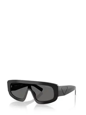 Prada Geometric Frame Sunglasses - Gray