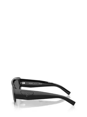 Prada Geometric Frame Sunglasses - Gray