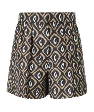 Max Mara Patterned Tailored Shorts