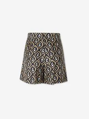 Max Mara Patterned Tailored Shorts