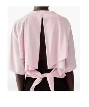 Jacquemus Moisson High Neck Open-back T-shirt
