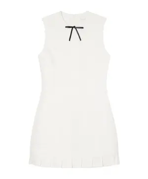 SHUSHU/TONG Sleeveless Bow Detail Mini Dress