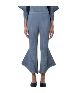 PLEATS PLEASE BY ISSEY MIYAKE Skyline Pleated Flared Trousers