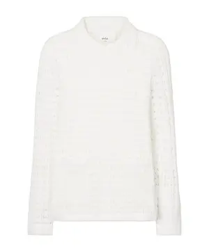 Arch4 Crochet Sweater With Crew Neck