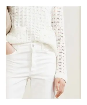 Arch4 Crochet Sweater With Crew Neck