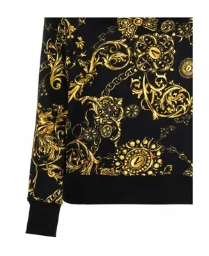 Versace Baroque Pattern Long Sleeve Sweatshirt