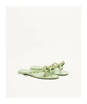 Valentino Garavani Rockstud Rubber Thong Sandals