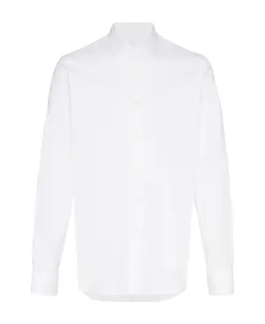 Prada Long Sleeved Buttoned Shirt - White