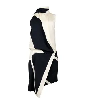 Alberta Ferretti Sleeveless Color-blocked Dress