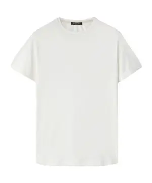 Loro Piana Short-sleeved Crewneck T-shirt - Optical White