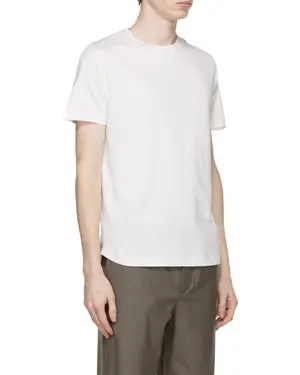 Loro Piana Short-sleeved Crewneck T-shirt - Optical White