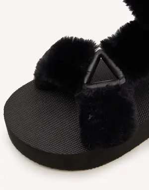 Red Valentino Logo Debossed Sandals