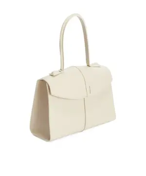 JIL SANDER Linea Top Handle Bag - Eggshell