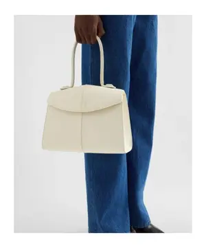 JIL SANDER Linea Top Handle Bag - Eggshell