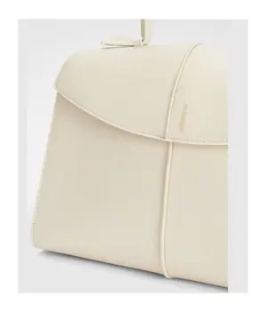 JIL SANDER Linea Top Handle Bag - Eggshell