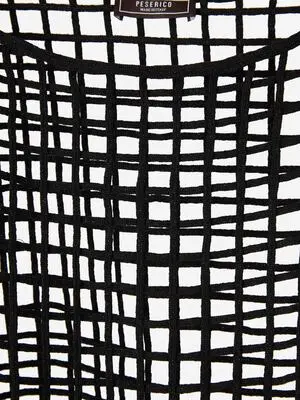 Peserico Boat Neck Mesh Top