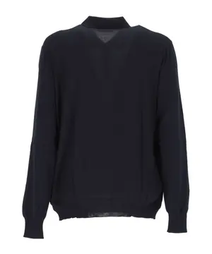 GRAN SASSO Long-sleeve Polo Shirt