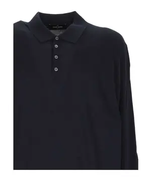 GRAN SASSO Long-sleeve Polo Shirt