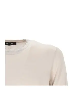 GRAN SASSO Fine-knit Crew-neck Jumper - Nude