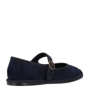 Polo Ralph Lauren Buckle Ballet Flats - Navy