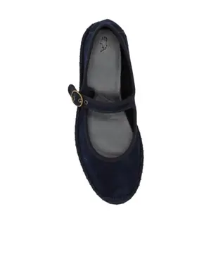 Polo Ralph Lauren Buckle Ballet Flats - Navy