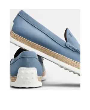 TOD'S Nuova Pantofola Slip-on Loafers - Blue
