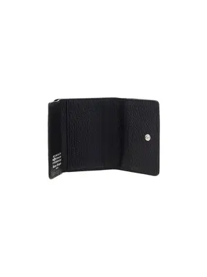 MAISON MARGIELA Four Stitch Tri-fold Cardholder - Black